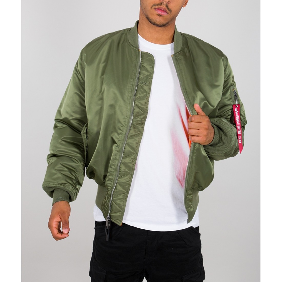ALPHA IND. JAKNA MA-1 Sage Green