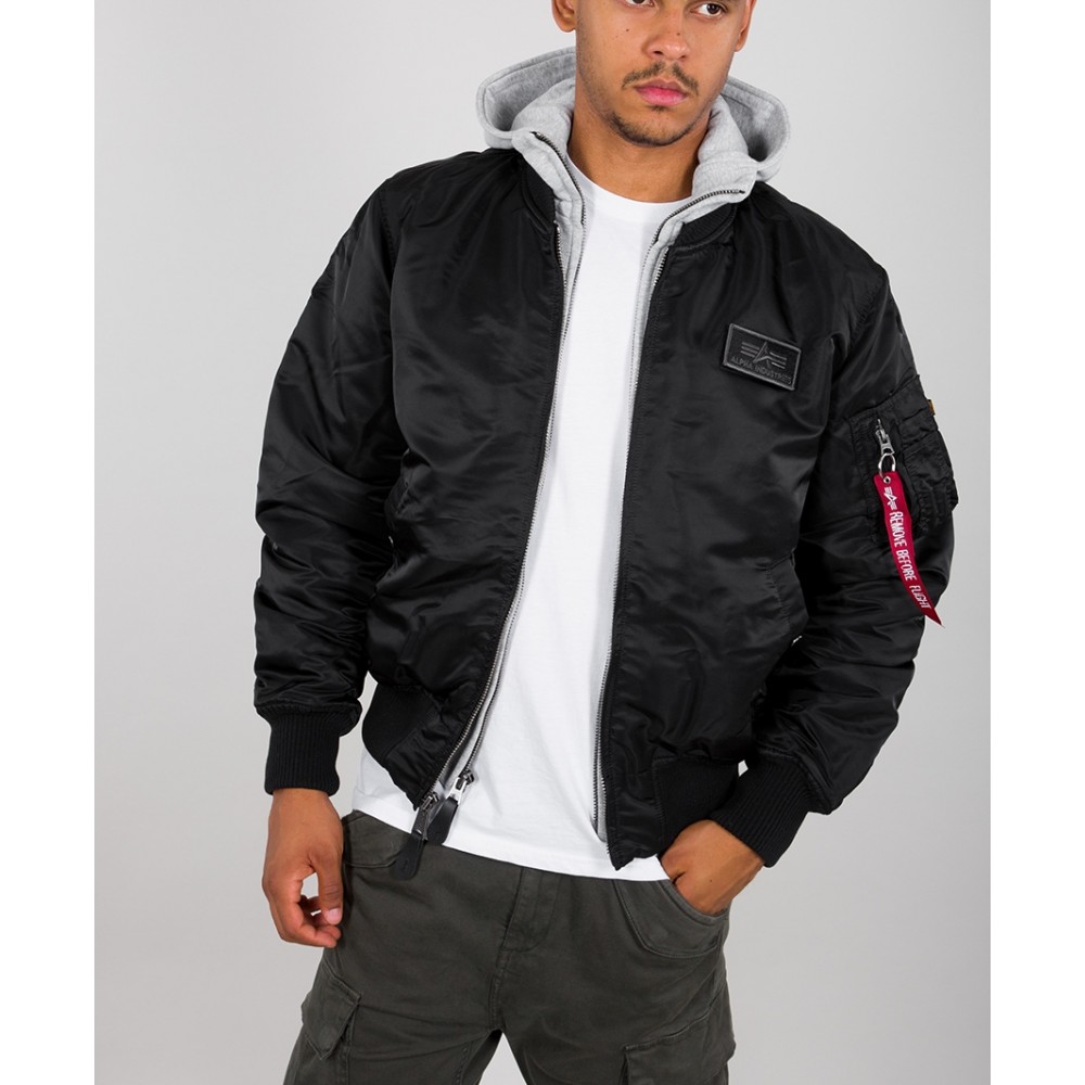 ALPHA IND. JAKNA MA-1 D-TEC Black