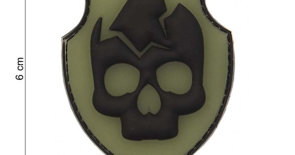 PATCH 3D PVC GHOST SKULL